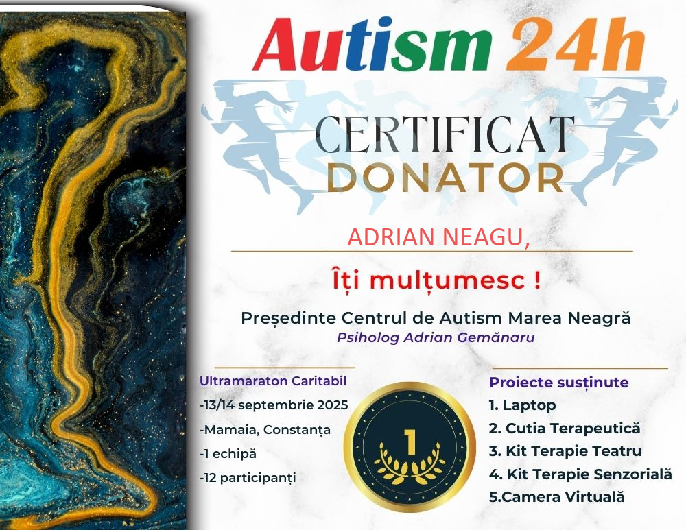 TEODOR BALAN - Ambasador Autism 24H